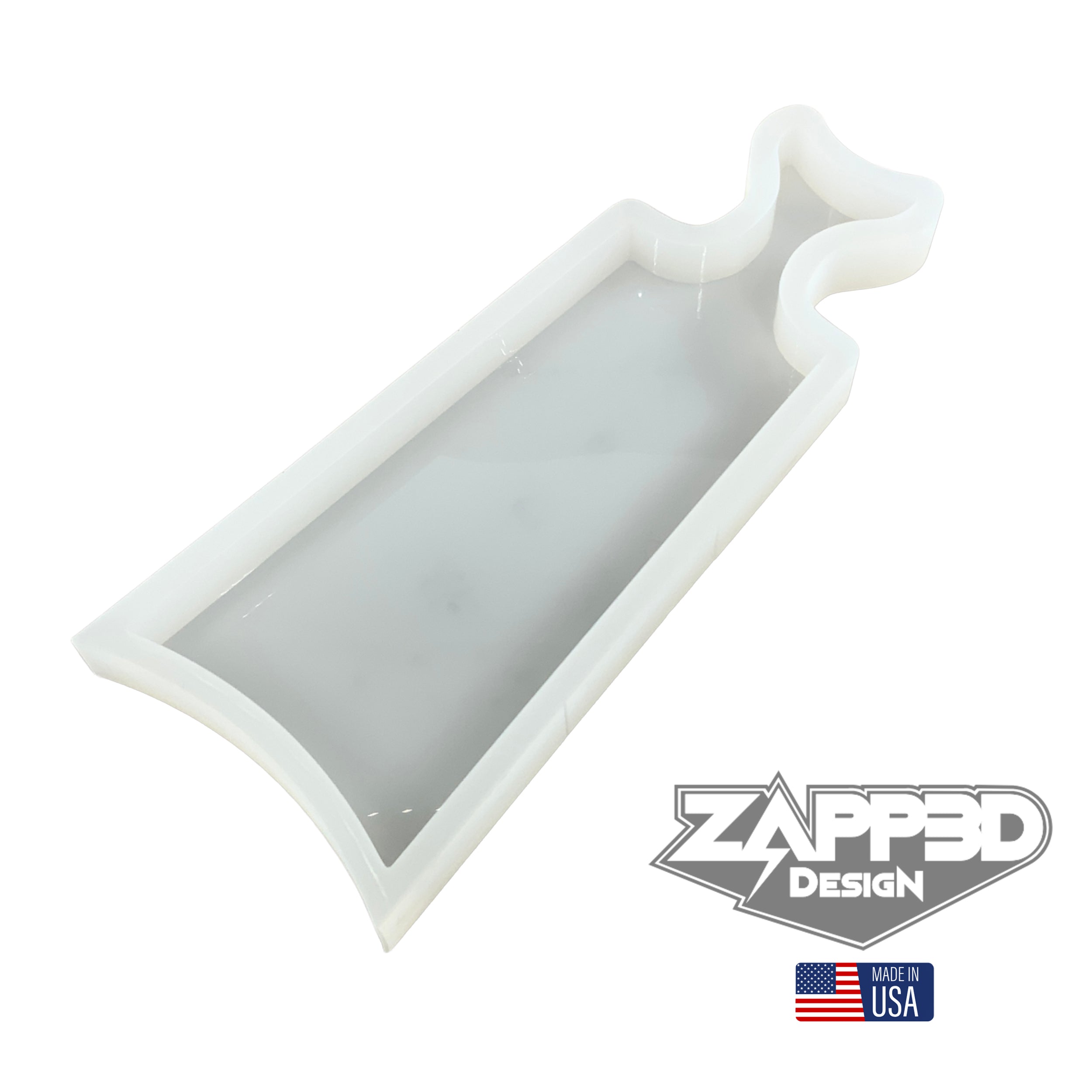 17"x 6.5"x 1.25" Fishtail Cheese Board Silicone Mold - Charcuterie Boa