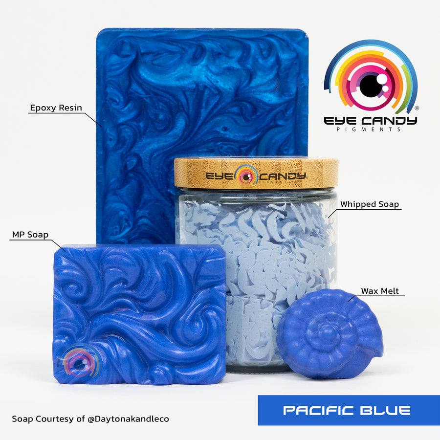 Eye Candy Pigments || Pacific Blue Mica Pigment Powder