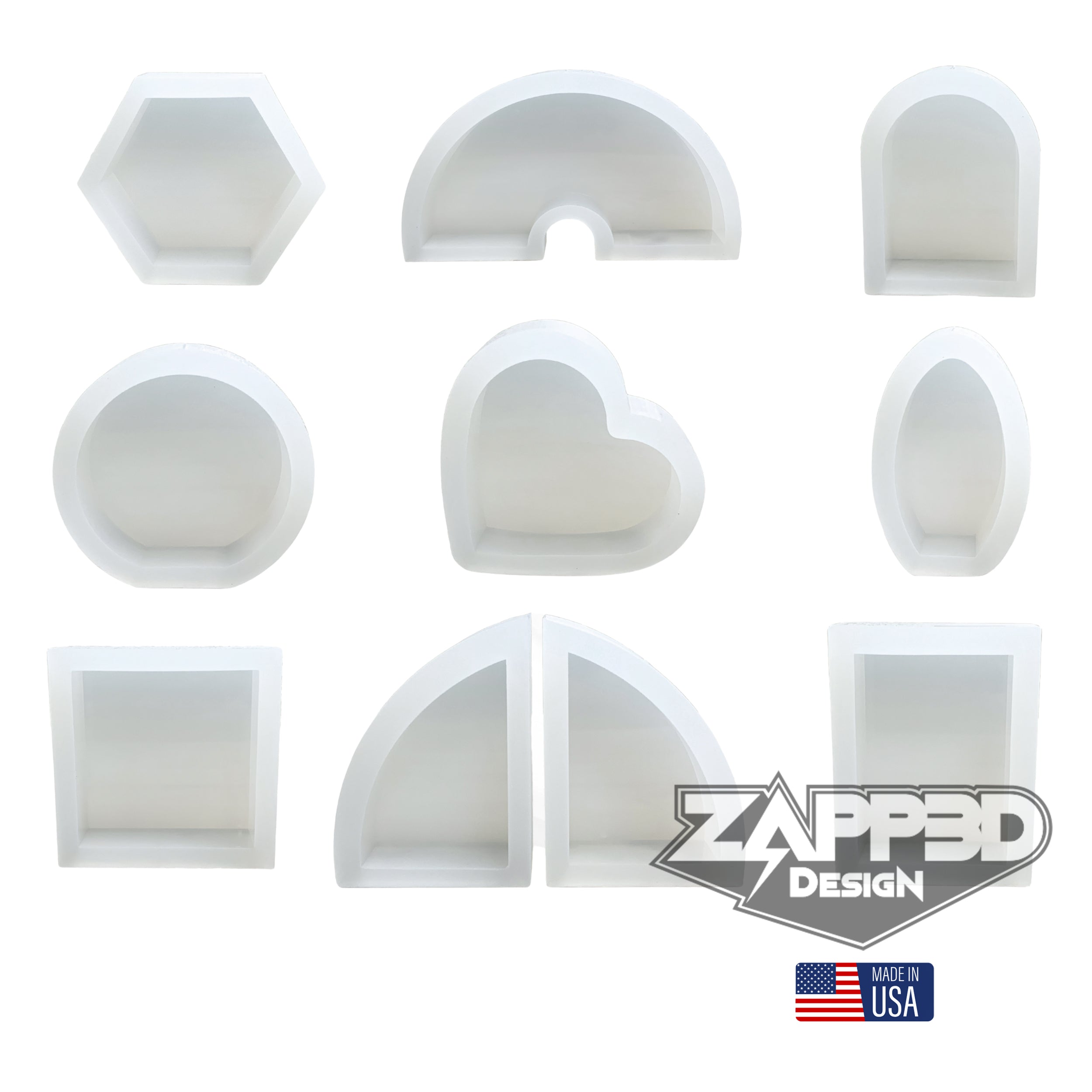 Paper Weight Molds | 9 Shapes | Baby Molds, Pocket Collection Molds