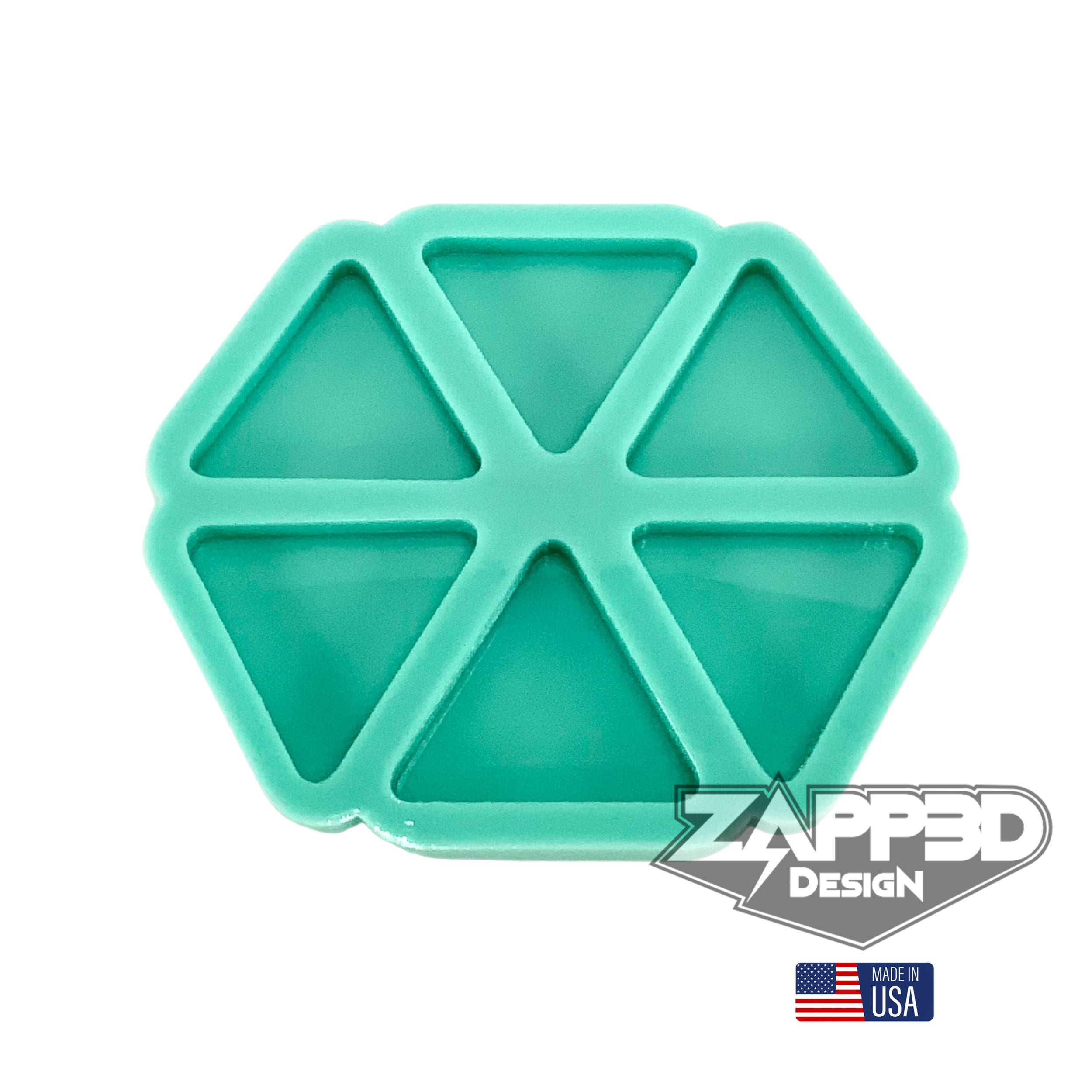 Triangle Mold | 1.75”x1.75”x.25” | Keychain Mold, Magnet Mold