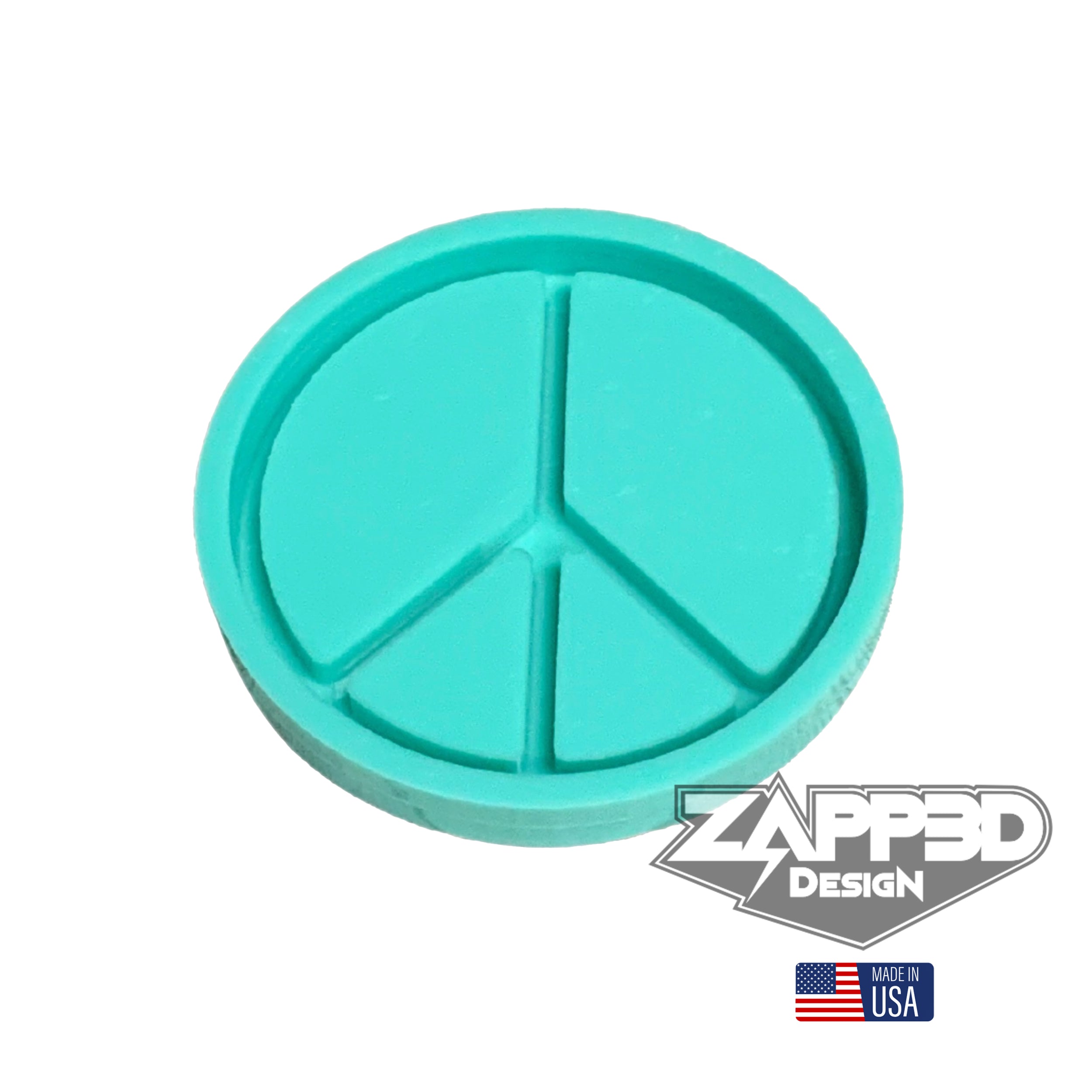 Peace Sign Tray Silicone Mold | 5"