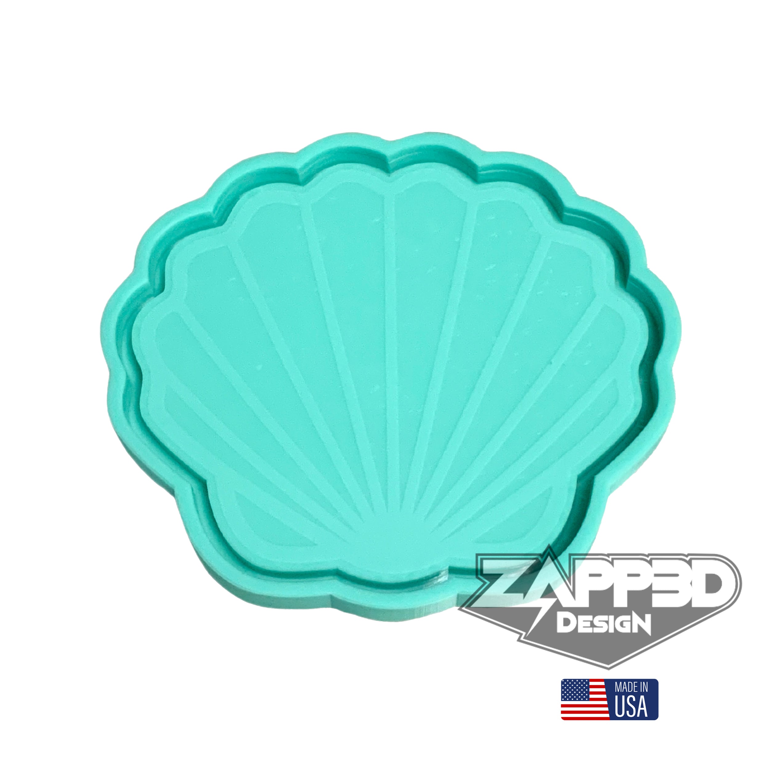 Shell Tray Silicone Mold | 9”x 9”