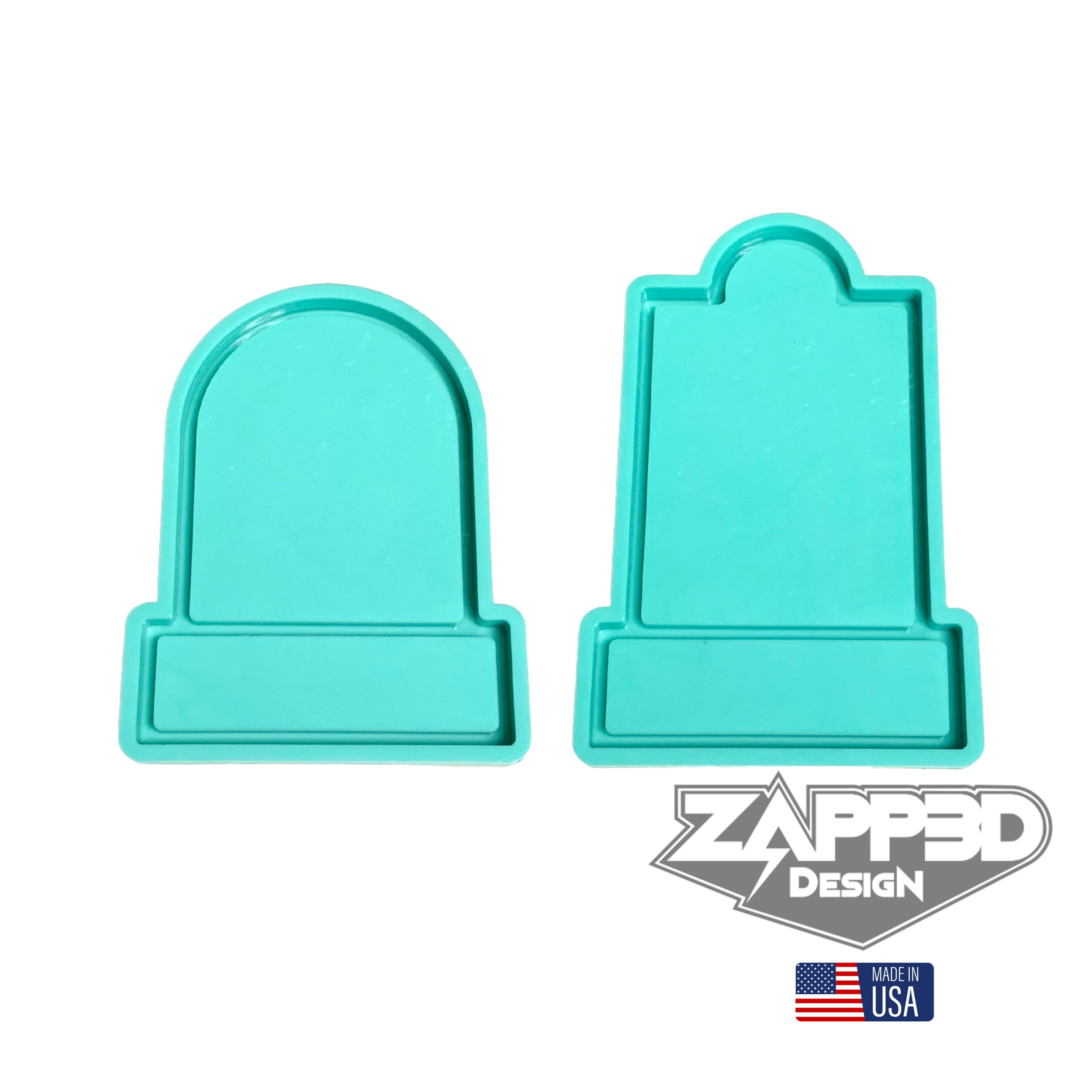 Gravestone Tray Mold | 6”x8” | 2 Styles | Spooky Mold, Halloween Mold ...