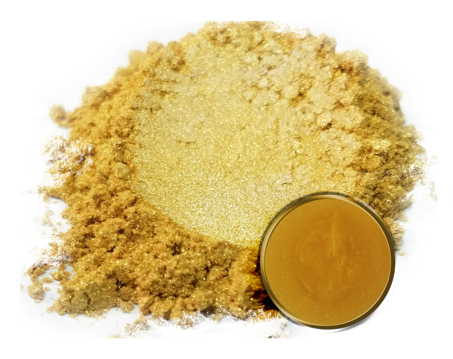Eye Candy Pigments || Golda Gold Mica Pigment Powder