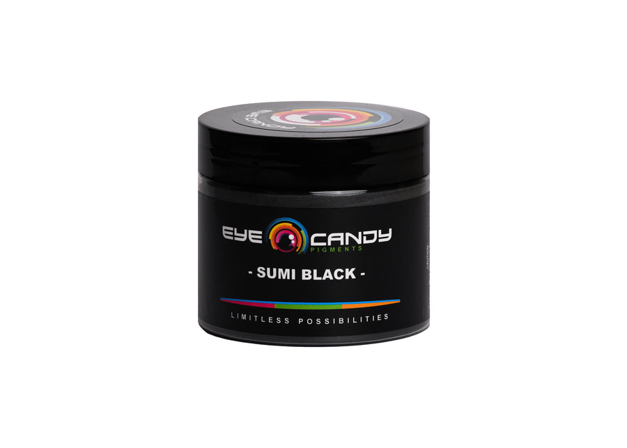 Eye Candy Pigments || Sumi Black Mica Pigment Powder