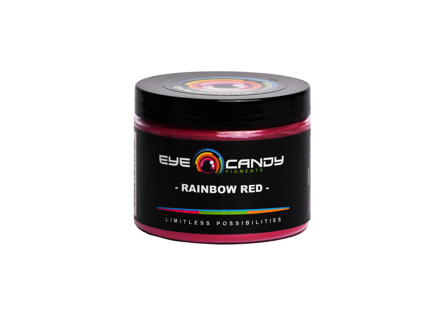 Eye Candy Pigments || Rainbow Red Mica Pigment Powder